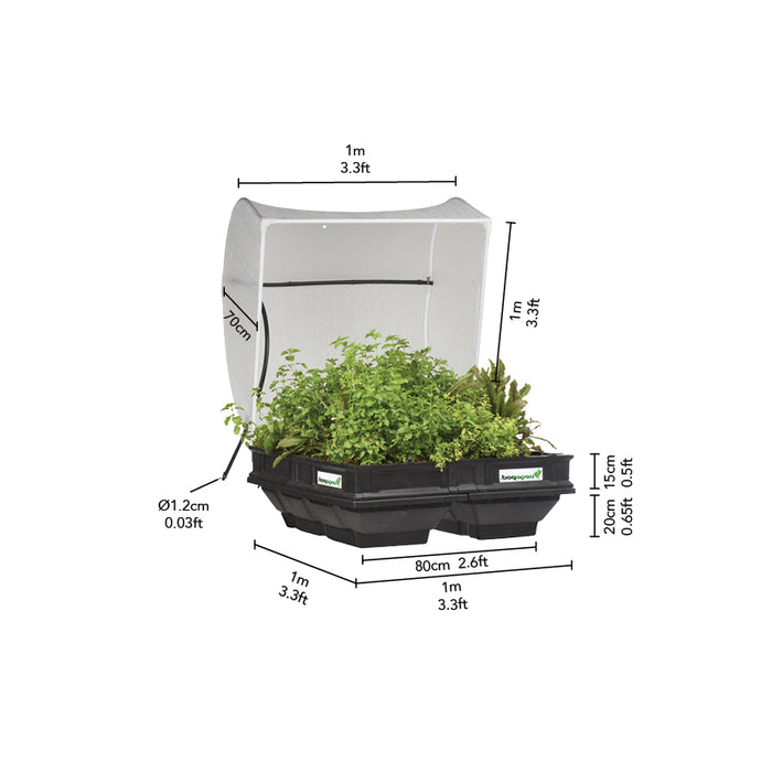 Raised Medium Garden Bed Starter Kit | Veggie Growing System | Vegepod ...